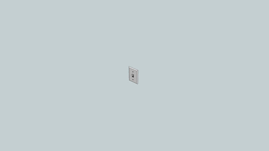 Single Light Switch | 3D Warehouse