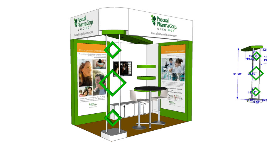 Pharma Medical Booth | 3D Warehouse