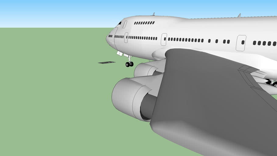 Boeing 747-200C With Side Loading Cargo door | 3D Warehouse