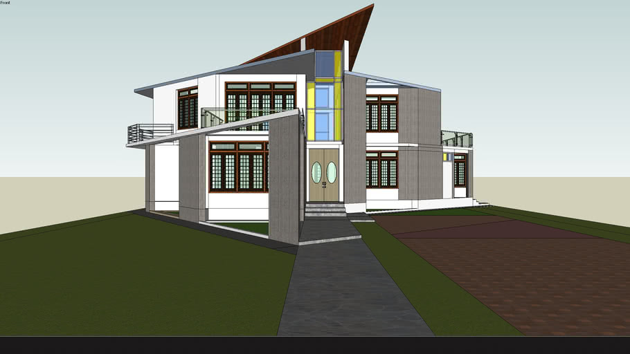 modern house design | 3D Warehouse