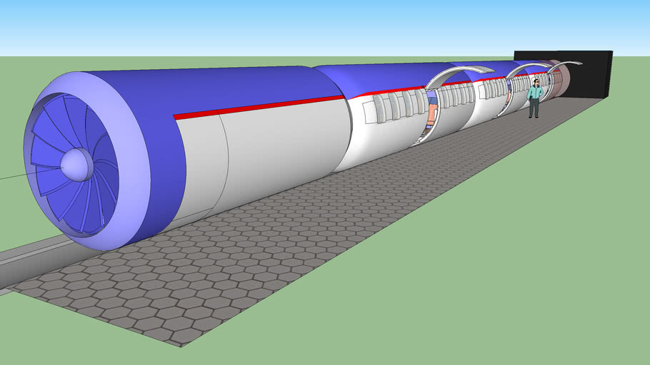 Hyper loop train | 3D Warehouse