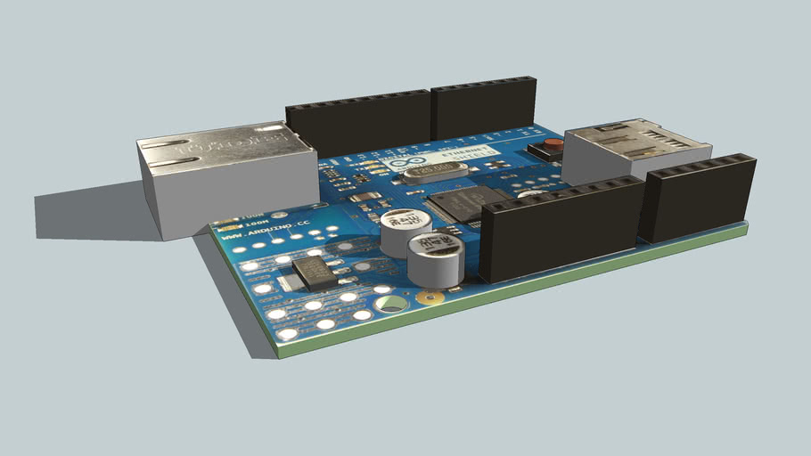Arduino Ethernet shield | 3D Warehouse