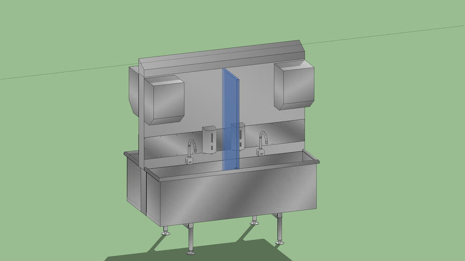 Hand Wash Station - Covid Sample | 3D Warehouse