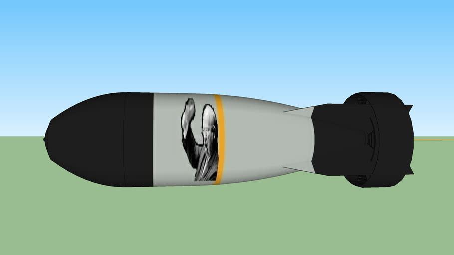 RDS-37 thermonuclear free-fall bomb | 3D Warehouse