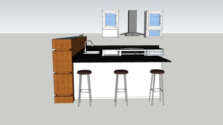 Kitchen U-shaped | 3D Warehouse