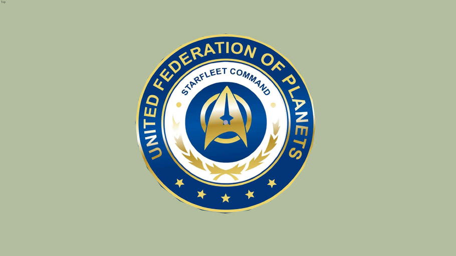 Star Trek Federation Logo | 3D Warehouse