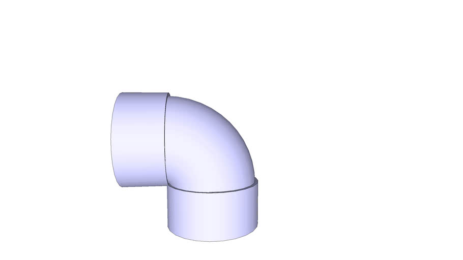 PVC elbow 6' | 3D Warehouse