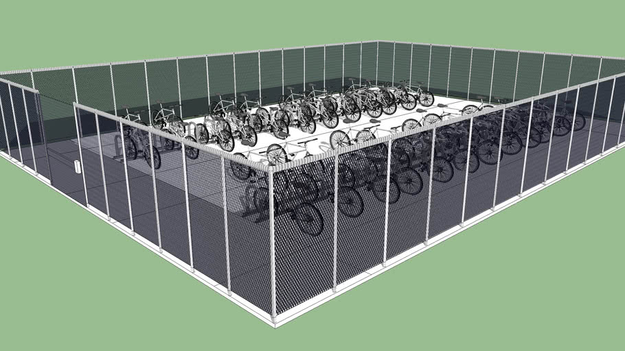 Bicycle Cage | 3D Warehouse
