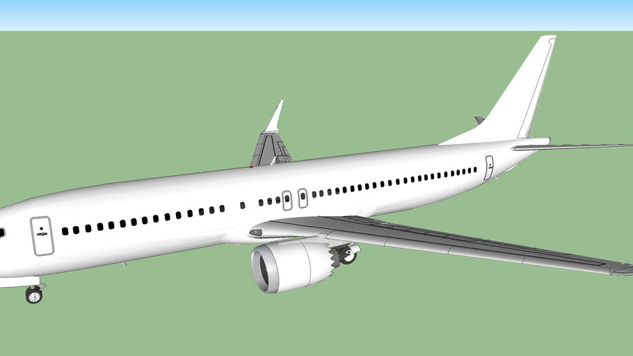 Template - Boeing 737 MAX 8 | 3D Warehouse