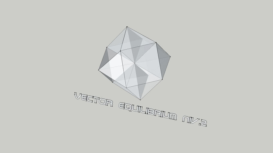 Vector equilibrium | 3D Warehouse