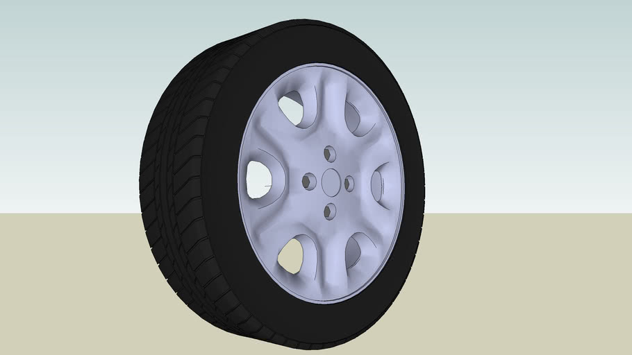 Mazda MX3 original wheel enkei | 3D Warehouse