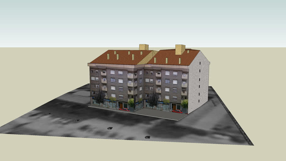 edificio de viviendas | 3D Warehouse