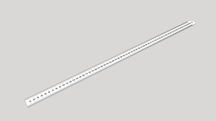 600 mm liniaal / ruler | 3D Warehouse
