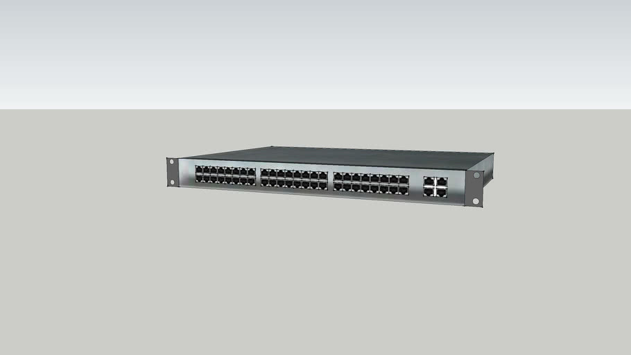 48 Port Rack Switch | 3D Warehouse