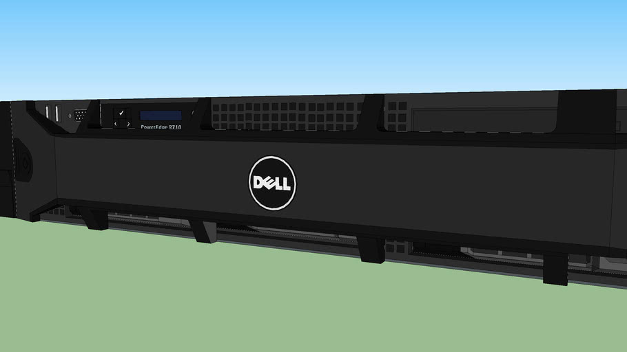 Dell PowerEdge R510 rack-mount server computer | 3D Warehouse