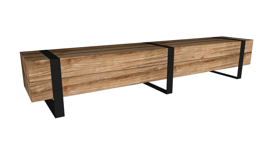 Wooden ledge Chair | 3D Warehouse