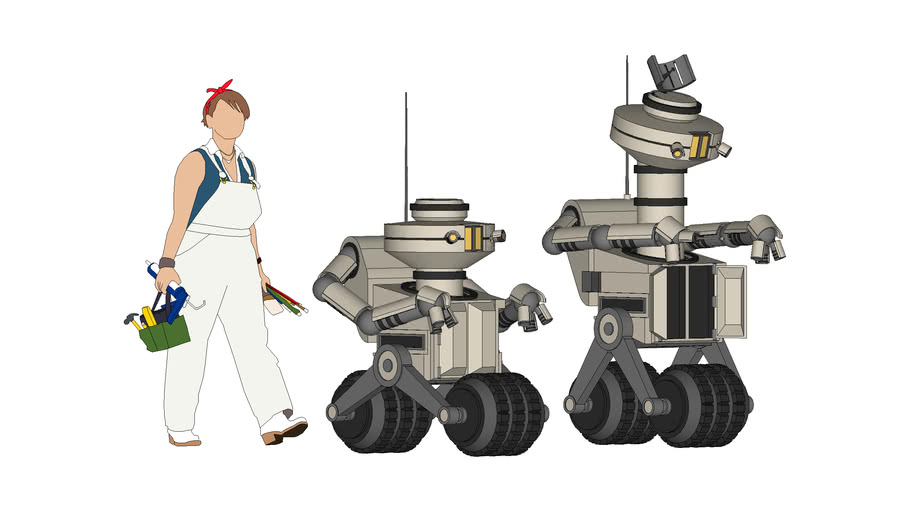 TzKN-397 'Fractal' Series Astromech | 3D Warehouse