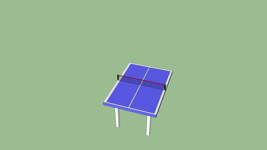 Table tennis table | 3D Warehouse