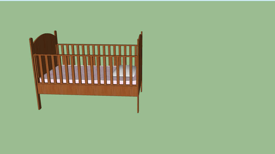 Wooden Cot | 3D Warehouse