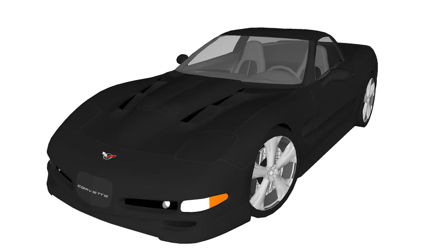 C5 Black Corvette | 3D Warehouse