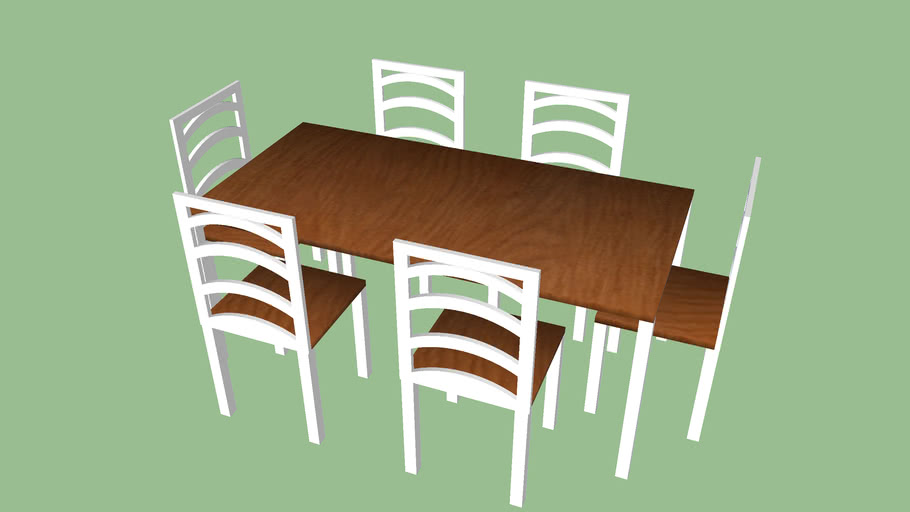 dining set | 3D Warehouse