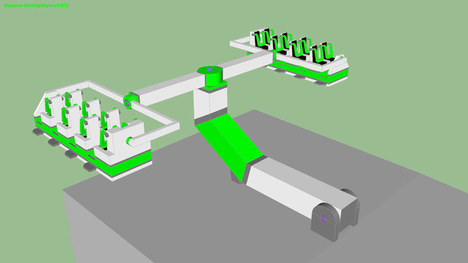 Fairground Ride: Gyro Spin | 3D Warehouse