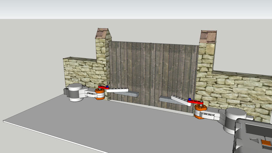 Portail automatisé avec lego NXT | 3D Warehouse