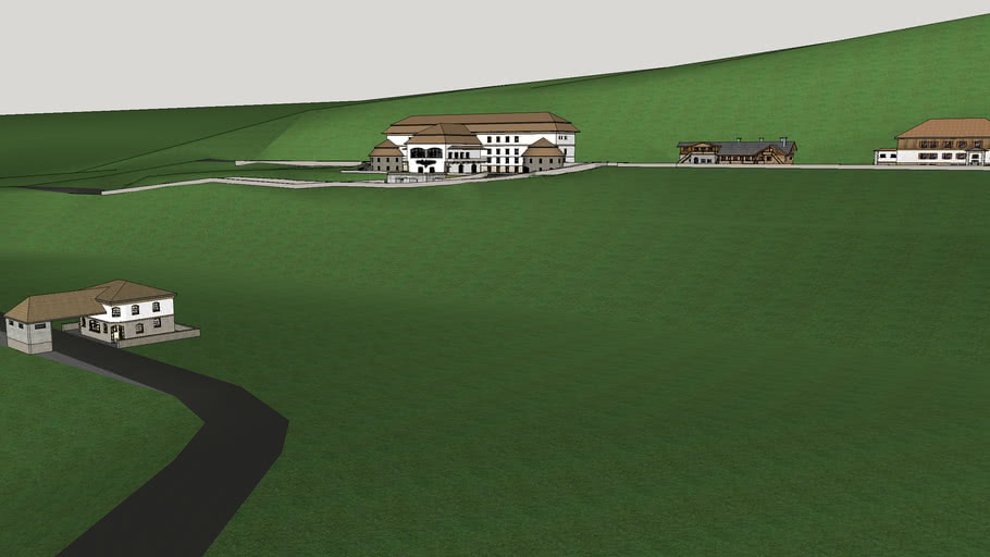 Berghof Hitlers house after reconstruction Berchtesgaden | 3D Warehouse