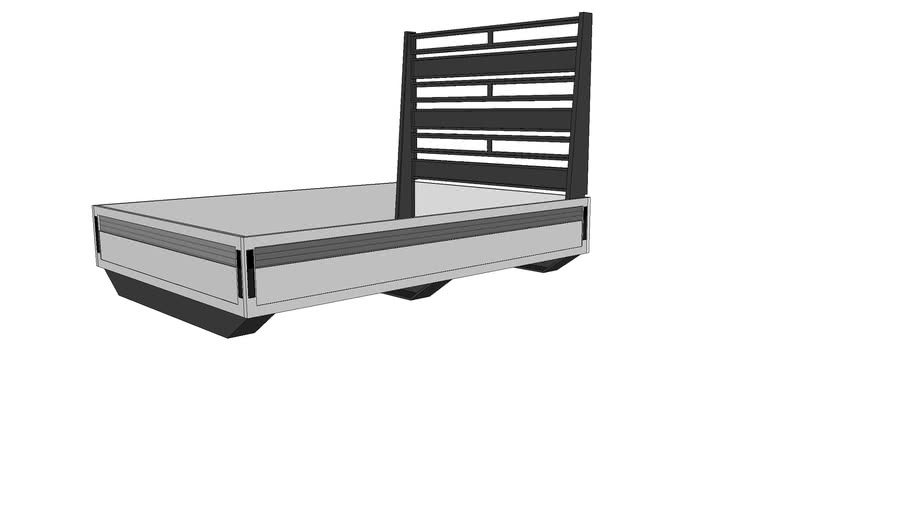 Bed Ford Transit / Transporter, Aluminium Bed | 3D Warehouse