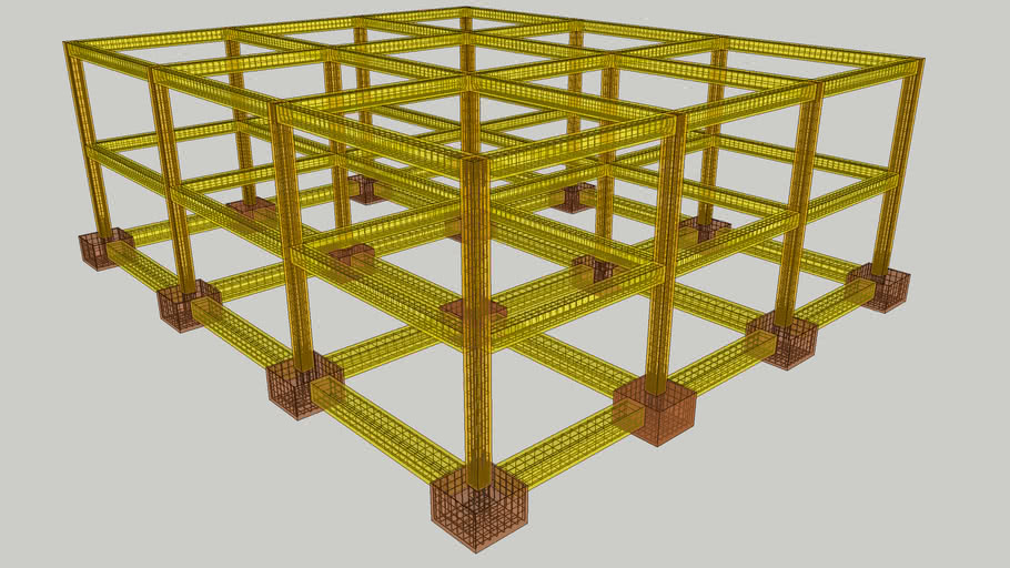 Concrete Reinforced Building | 3D Warehouse