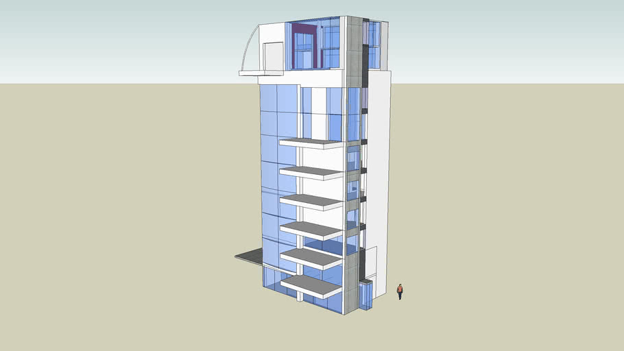 futurist building | 3D Warehouse