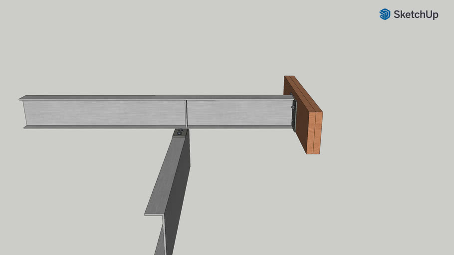 TImber end plate | 3D Warehouse