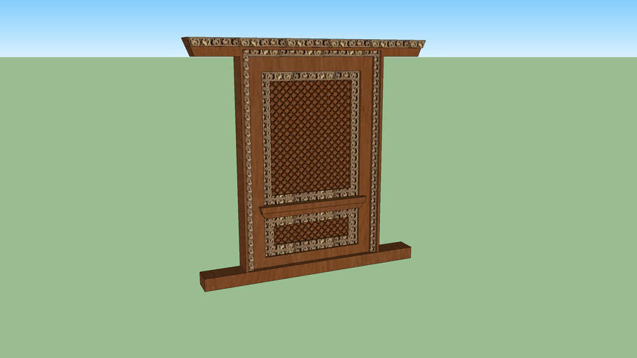 Traditional Nepali window | 3D Warehouse