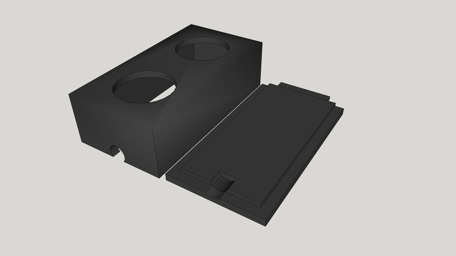 Ultrasonic Sensor SR04 Enclosure | 3D Warehouse