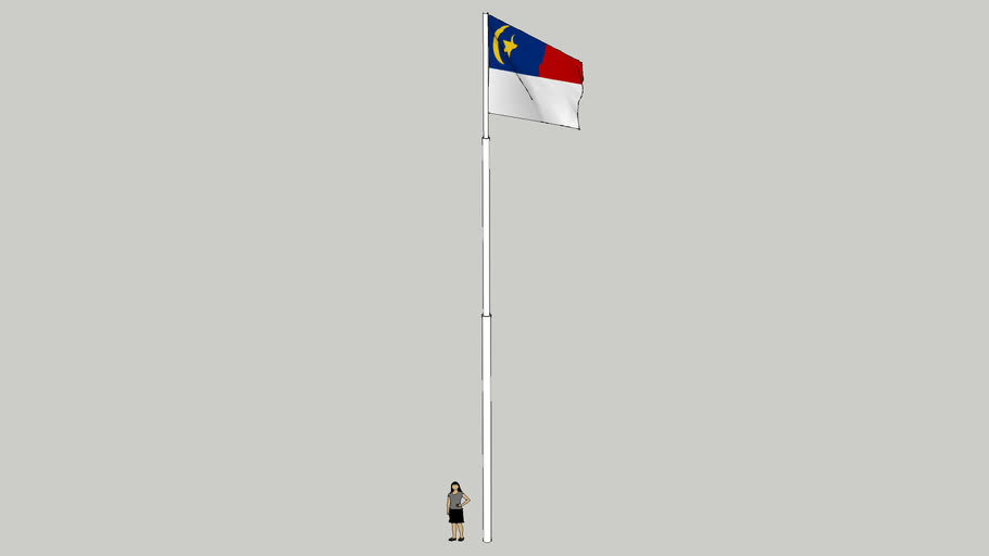 3D Bendera Melaka Flag | 3D Warehouse