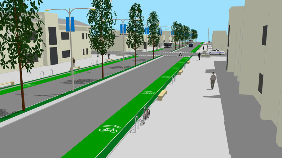 Quick Urban Design as Modeled on SKetchUp Live! | 3D Warehouse