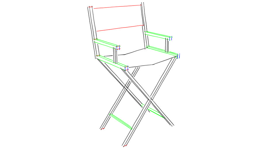 Chair_directors | 3D Warehouse