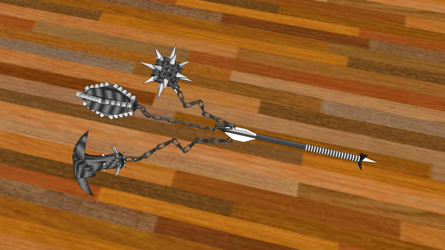 Three Headed Flail | 3D Warehouse