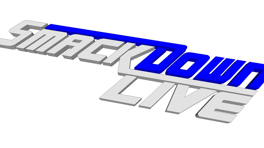 WWE SmackDown Live Logo 2016 | 3D Warehouse