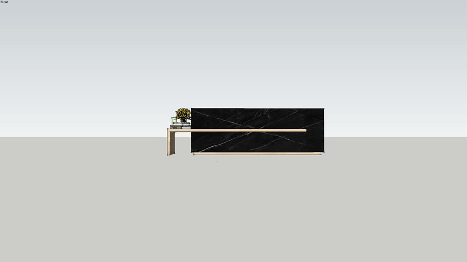 Reception table | 3D Warehouse