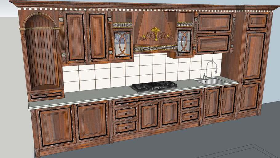 cabenet wooden | 3D Warehouse