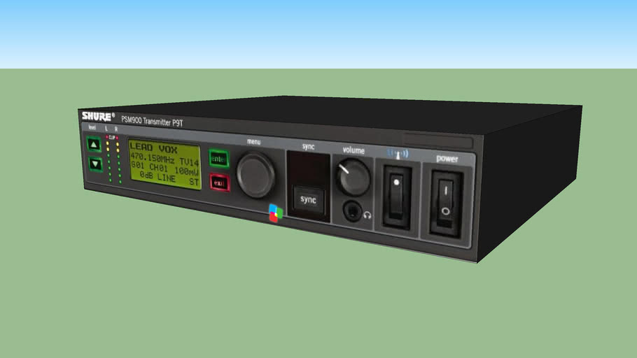 Shure PSM 900 P9T | 3D Warehouse