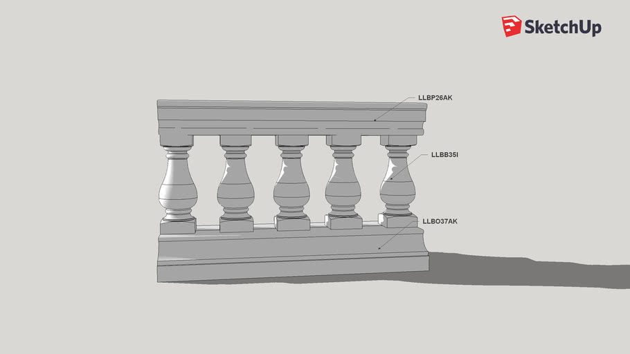 rea baluster | 3D Warehouse