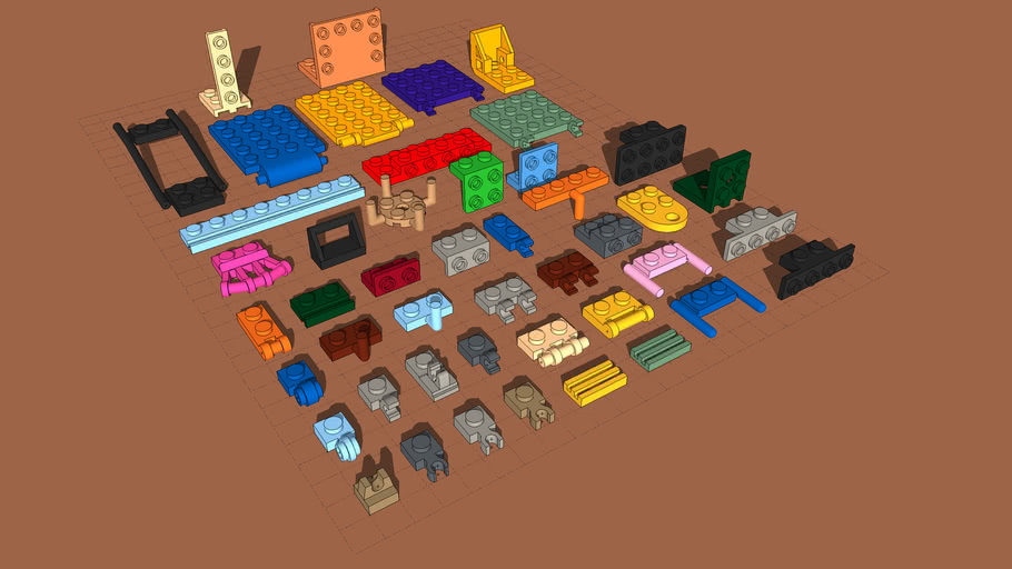 LEGO PLATES AND TILES SPECIAL PART 1 | 3D Warehouse