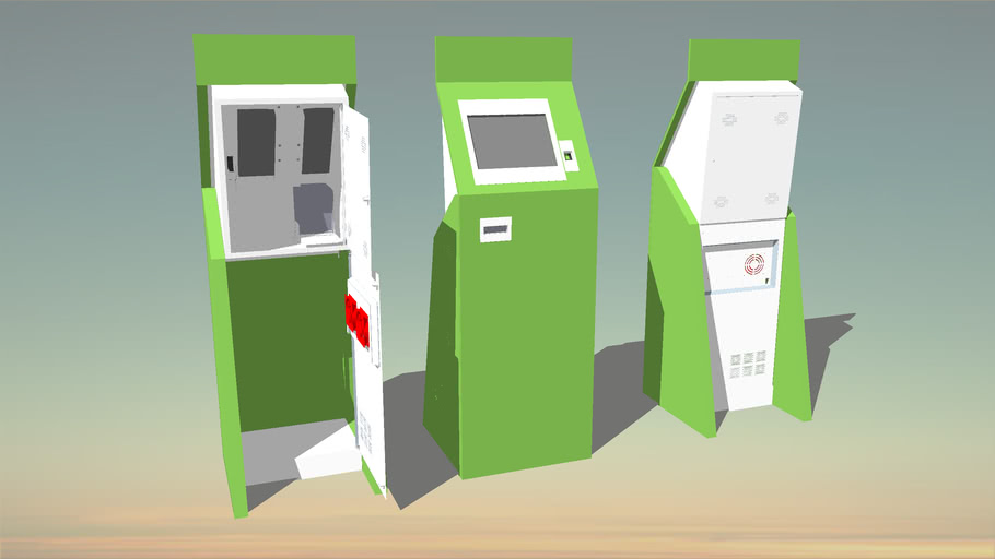 Kiosk (Touch screen KIOSK Systems) | 3D Warehouse