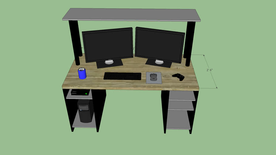 Gaming Desk | 3D Warehouse