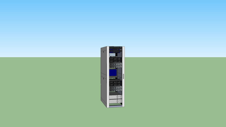 Server Rack Layout | 3D Warehouse
