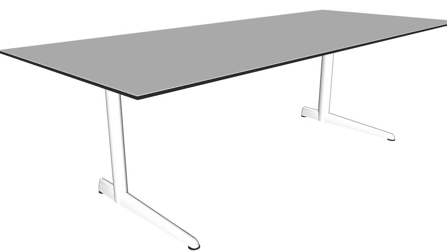 Ahrend 500 C-leg 240x100 | 3D Warehouse