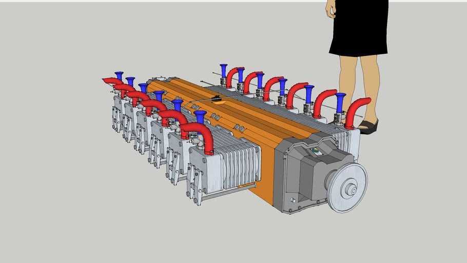 PSO oil H12 engine | 3D Warehouse