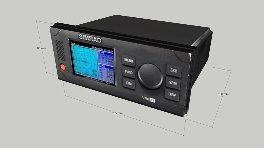 SIMRAD V5035/ Class A AIS Transceiver | 3D Warehouse